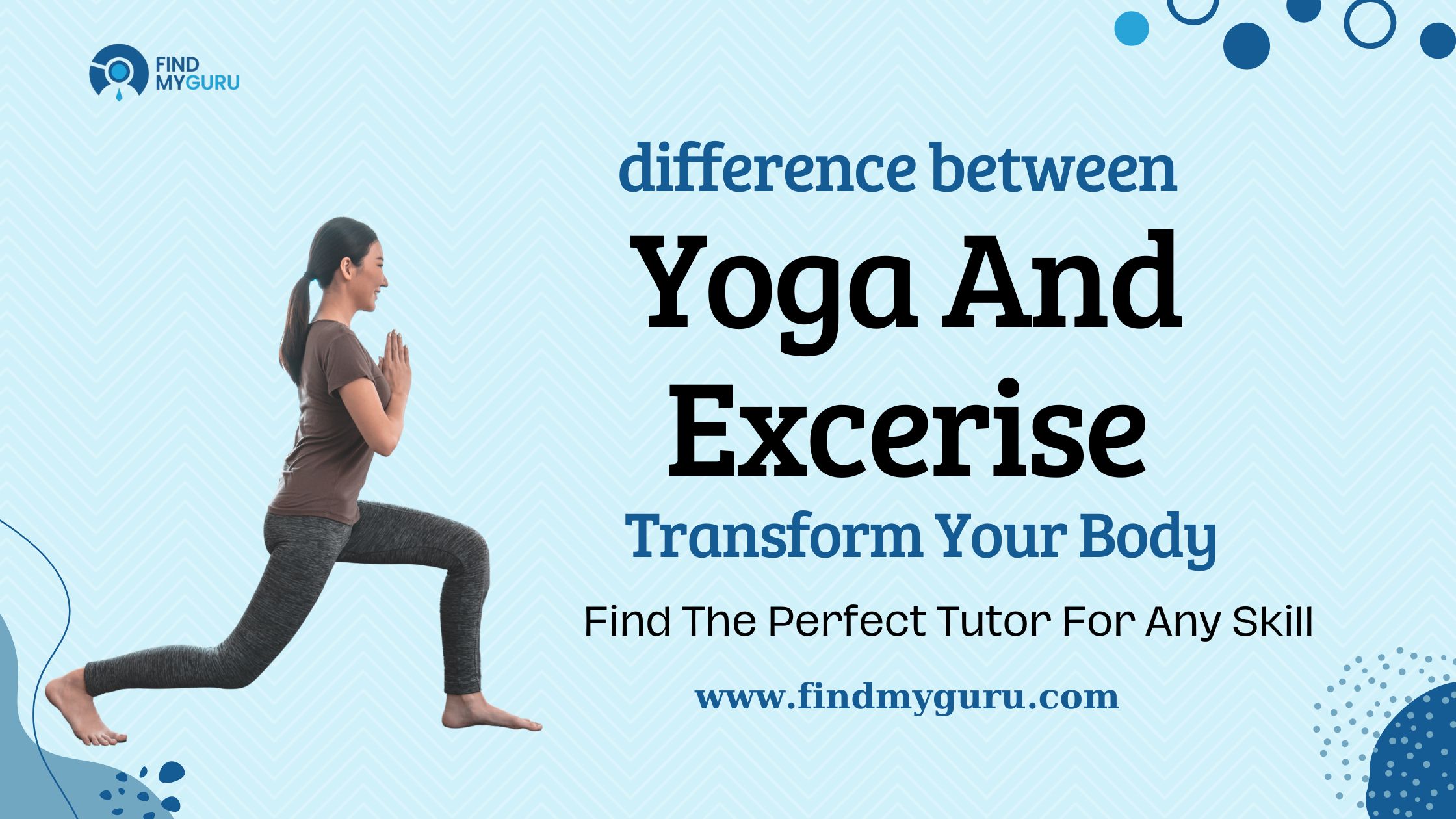 Difference Between Yoga and Exercise | Yoga vs Physical Exercise ...